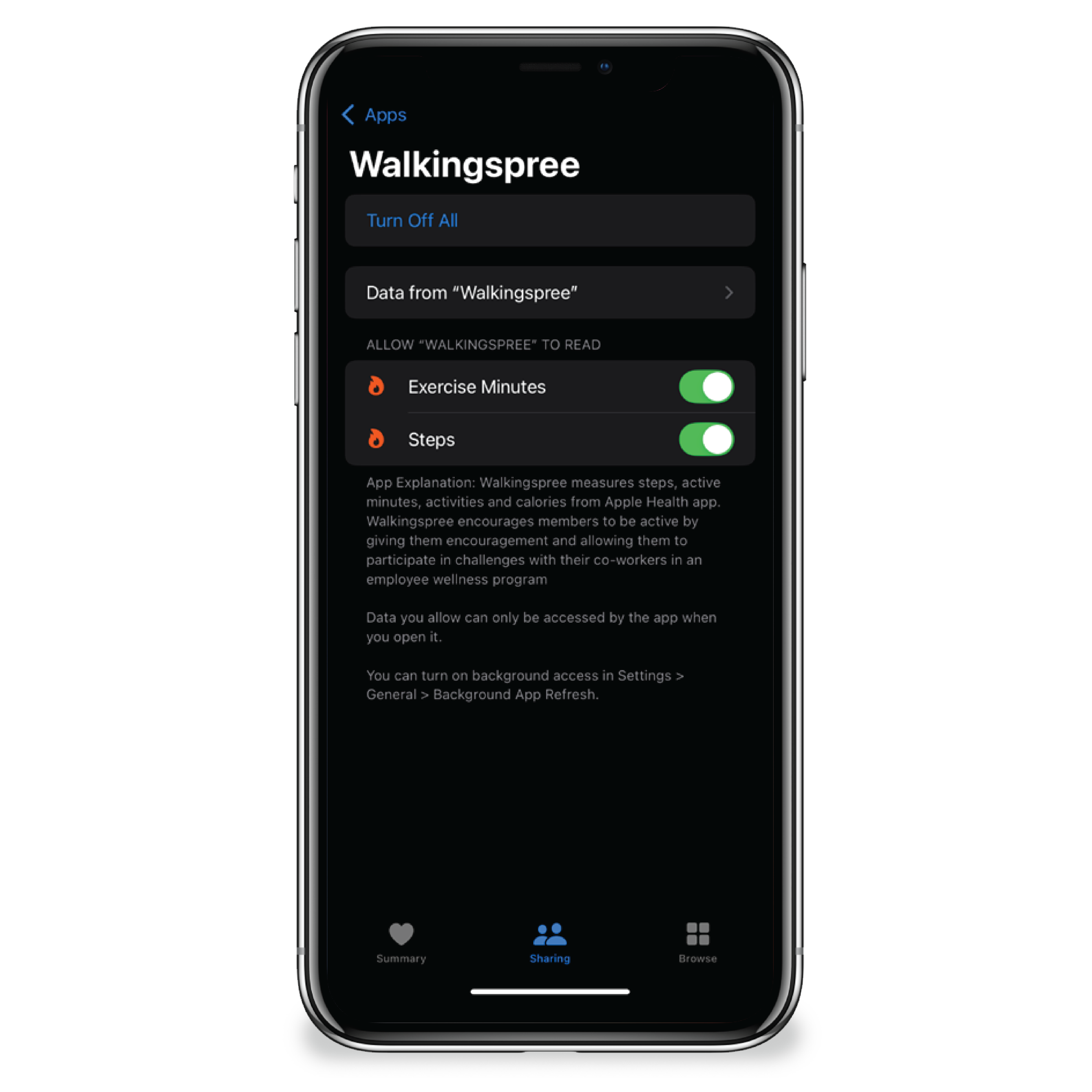 Apple Heath Connection - Quick Fix #1 – Walkingspree Support Desk