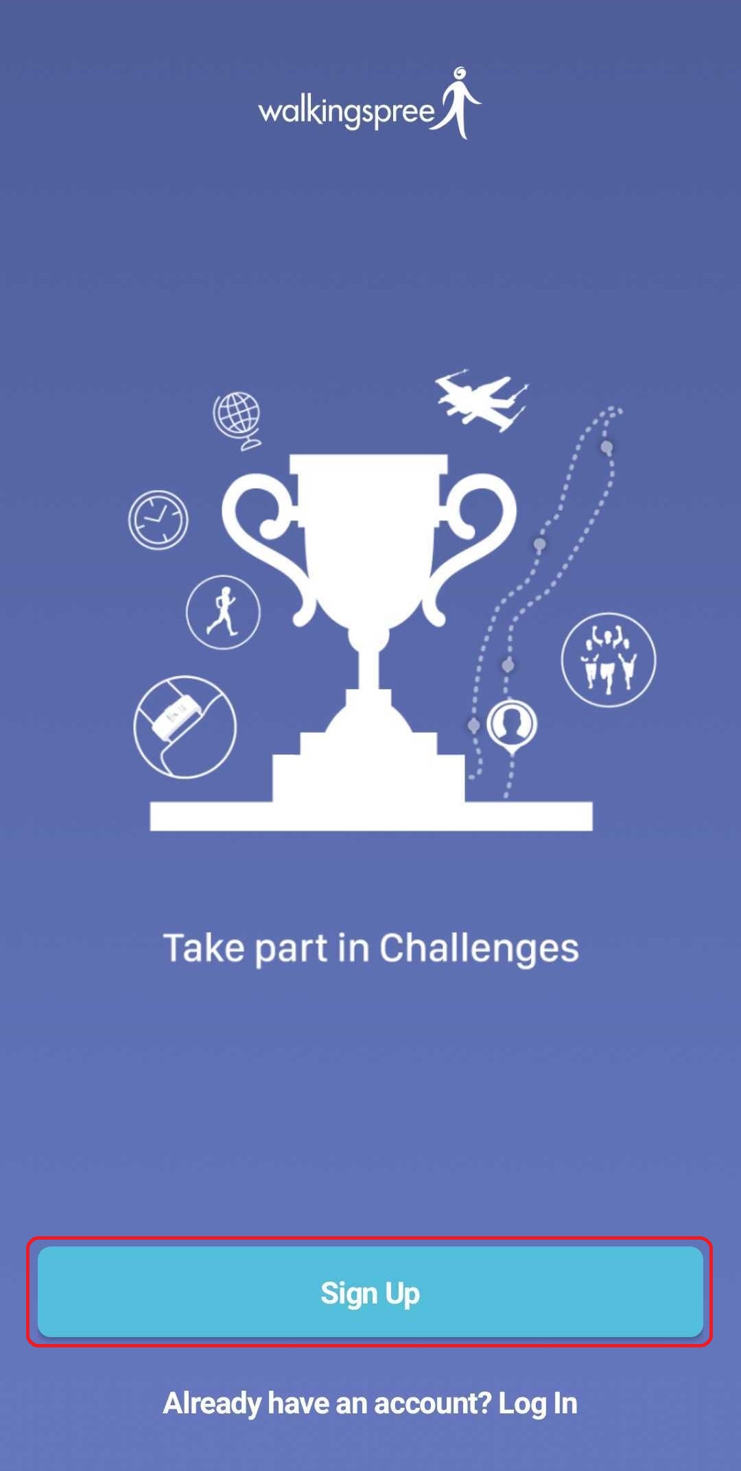 Creating a Plus One account – Walkingspree Support Desk