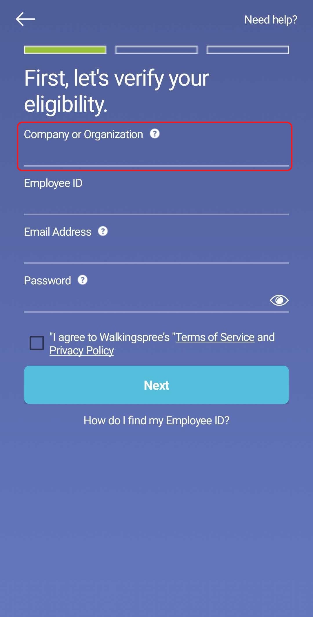 Creating a Plus One account – Walkingspree Support Desk